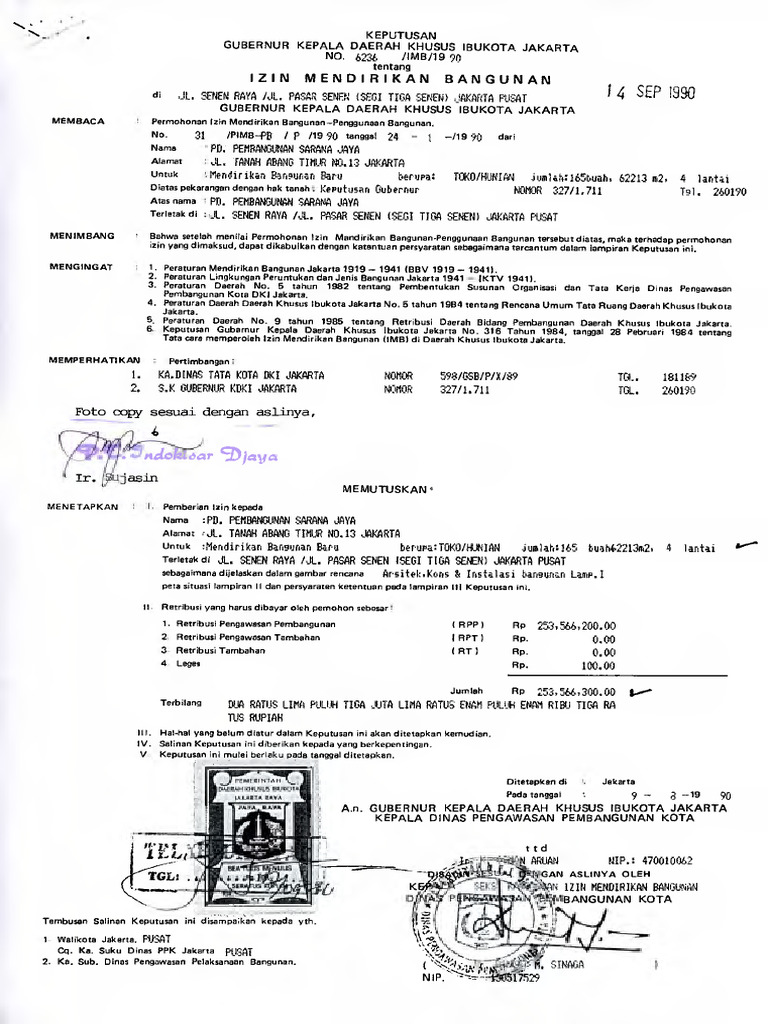007 TCM Samalindo Jaya Mandiri, PT 6236.IMB.1990 IMB | PDF