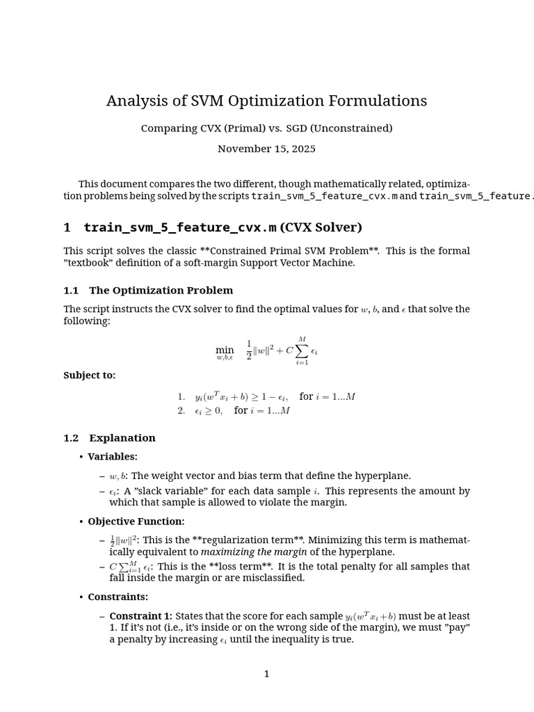 SVM Optimization Comparison | PDF | Support Vector Machine ...