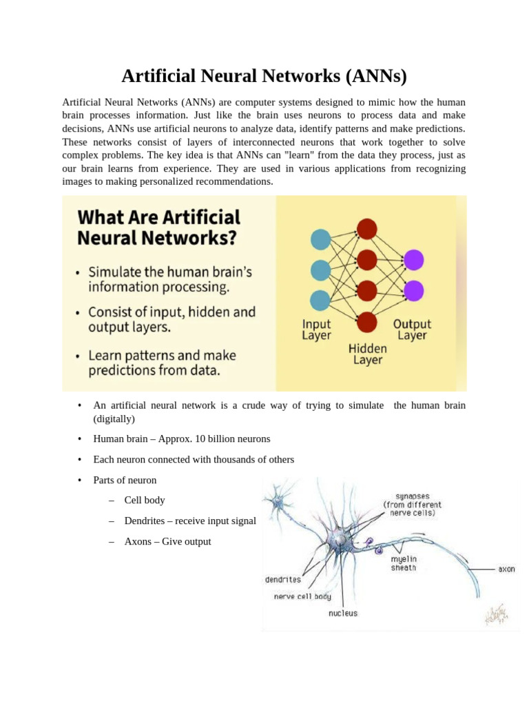Artificial Neural Networks | PDF | Neuron | Machine Learning
