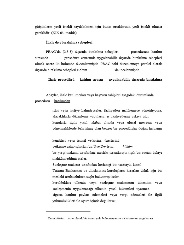 Hariç Tutulma | PDF