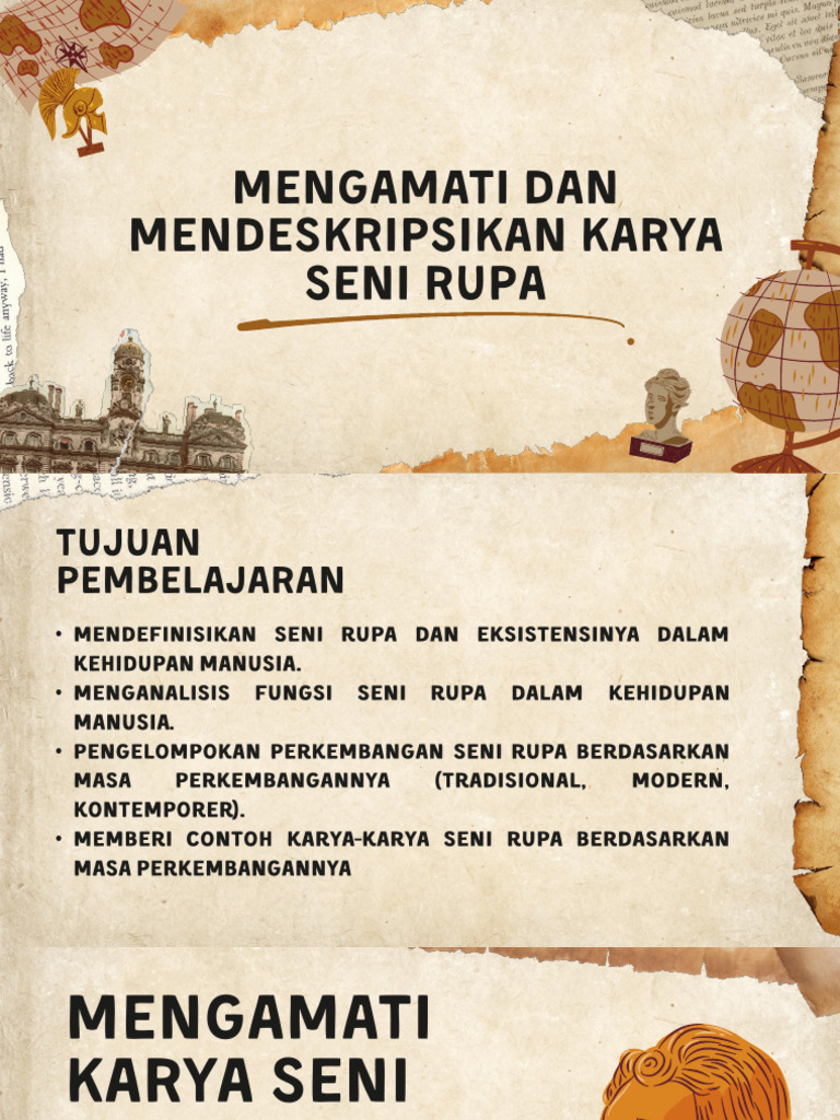 002. Mengamati Dan Mendeskripsikan Karya Seni Rupa Fase E 2025 | PDF