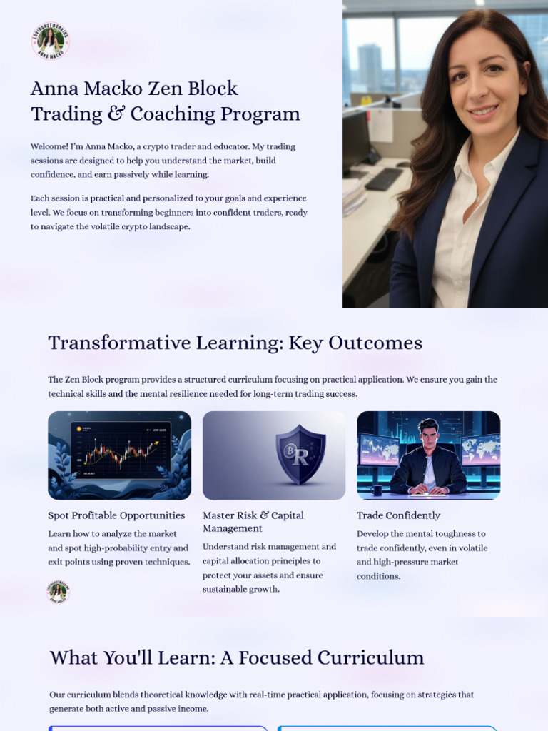Anna Macko Zen Block Trading and Coaching Program (2) | PDF