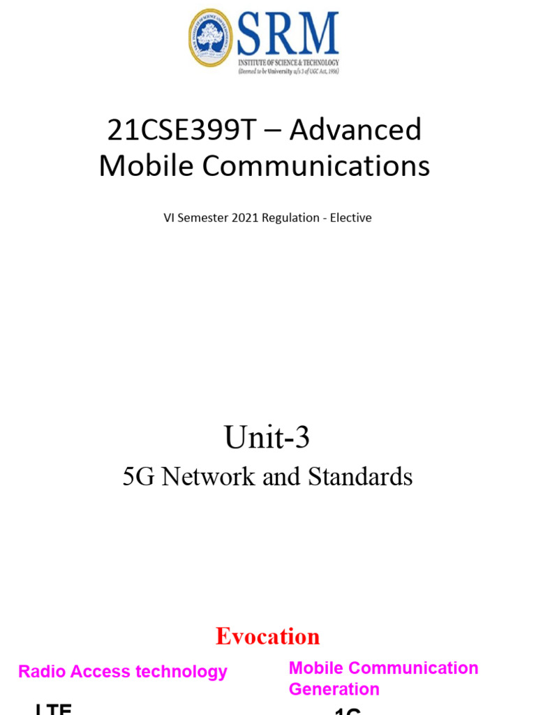 Unit-3.pptx | PDF | Mimo | Cellular Network