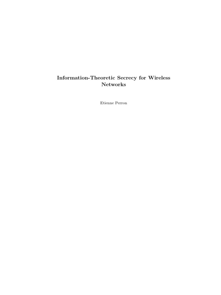 Thesis Perron Ipg | Download Free PDF | Network Topology | Computer Network