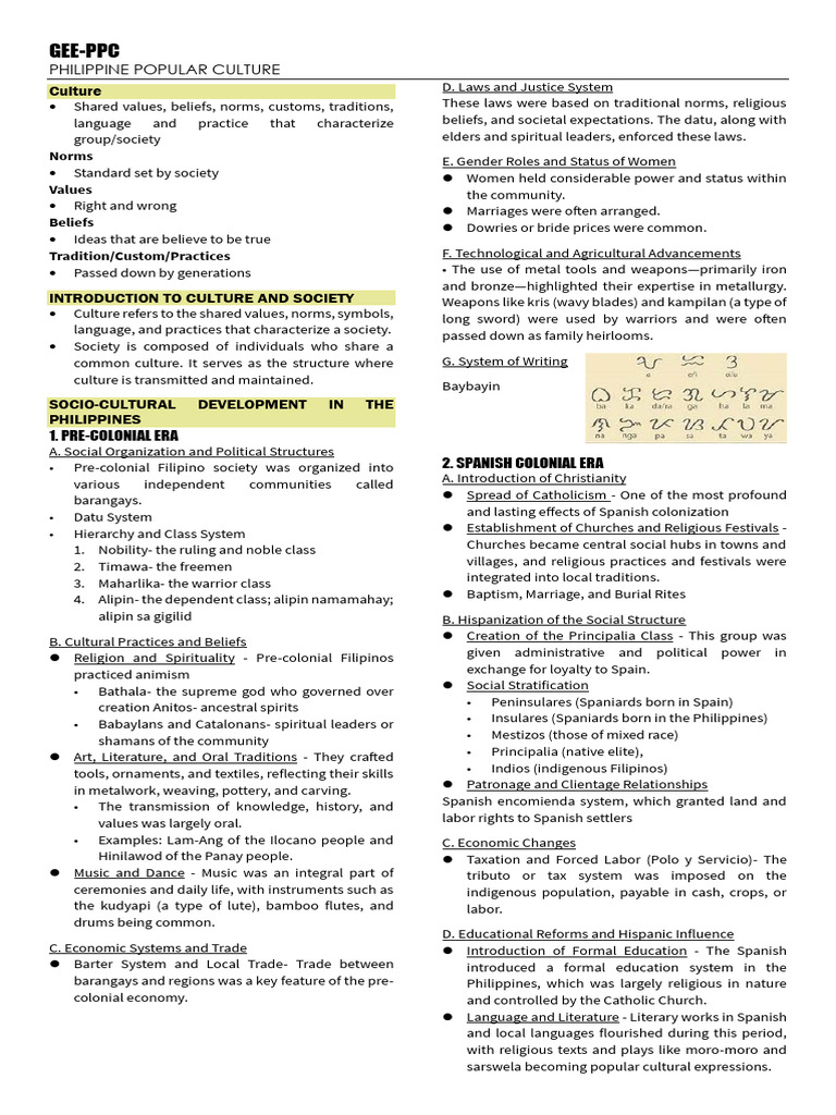 Gee Ppc (Reviewer) | PDF | Philippines | Nationalism