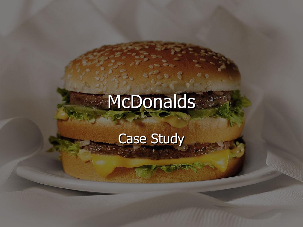 Mcdonalds: Case Study | PDF