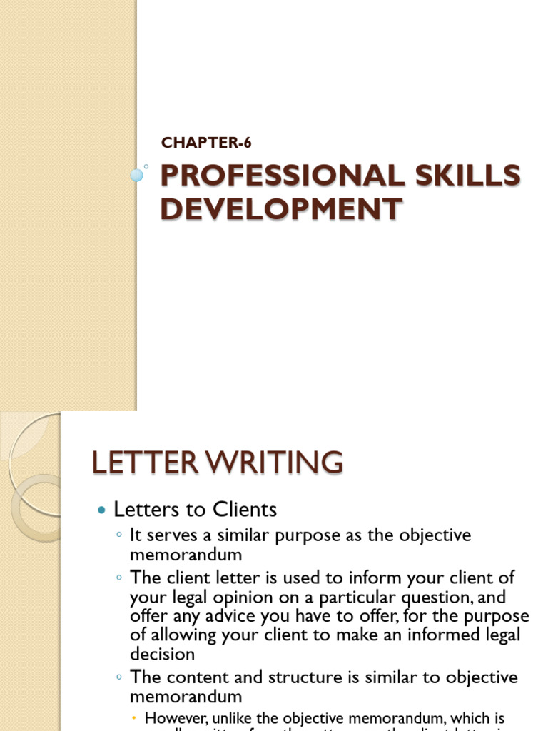 Lecturenote - 1493925053unit 7.PDF Skill Development | PDF | Memorandum ...
