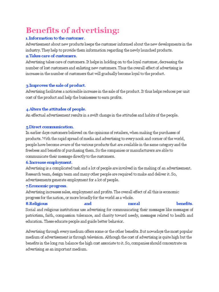 Advertising Notes | PDF | Marketing Communications | Advertising