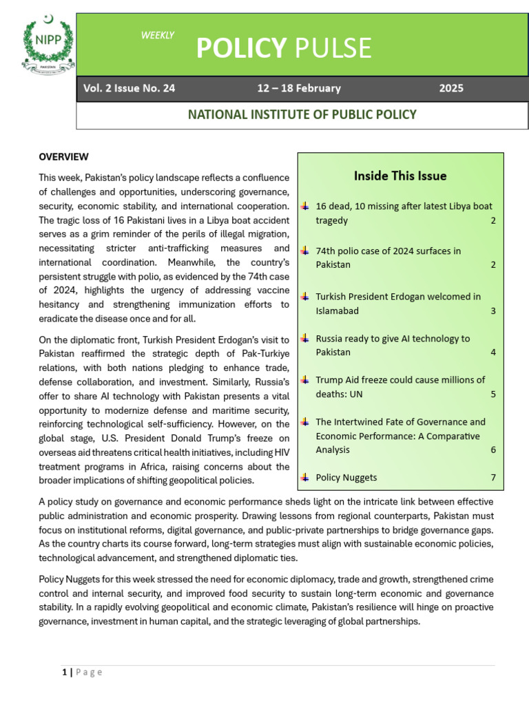 Issue-24 | PDF | Governance | Pakistan