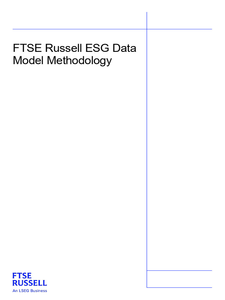 FTSE Russell ESG Data Model v1.1 Guide | PDF | Data Analysis