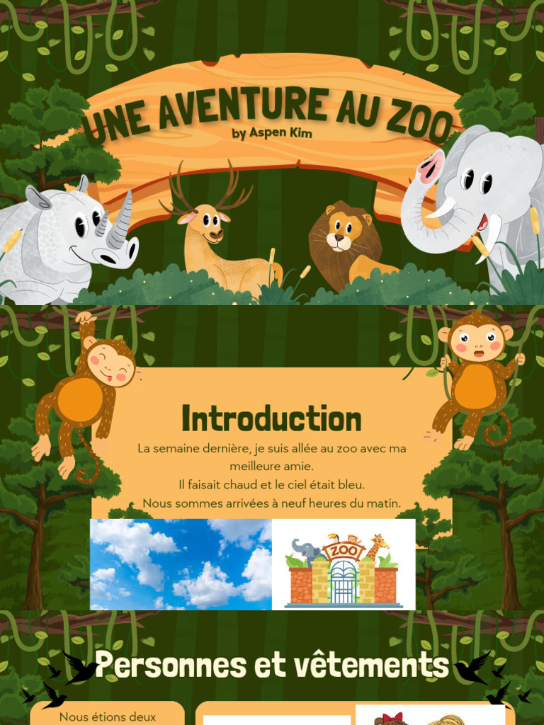 Journée magique au zoo avec amis | PDF