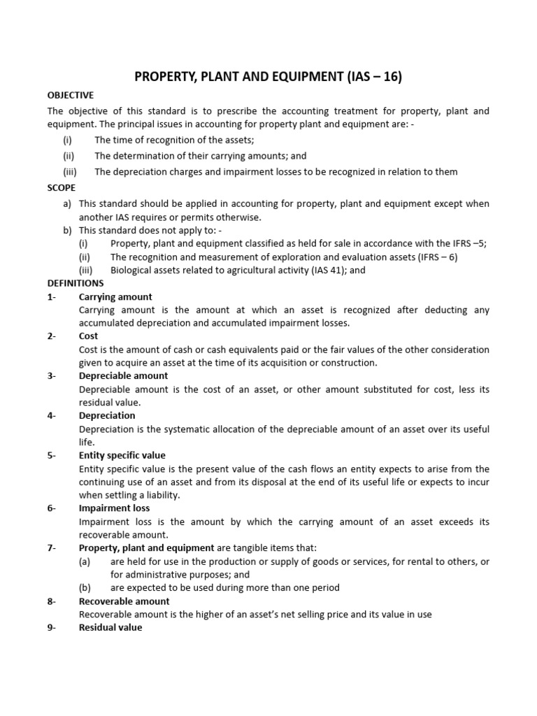 Chapter 24 - Ias-16, Ias 38 & Ifrs 13 | PDF | Fair Value | Depreciation