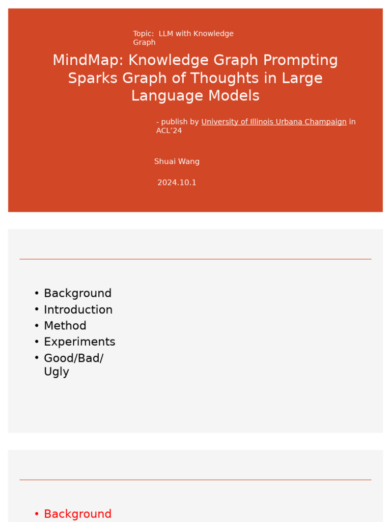 Reading Club: LLM With Knowledge Graph | PDF | Learning | Information Science