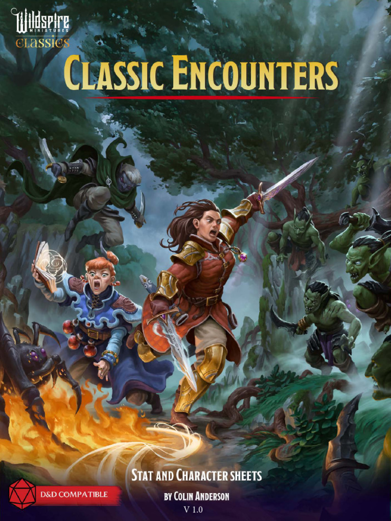 Classic Fantasy Creature Encounters Guide | PDF