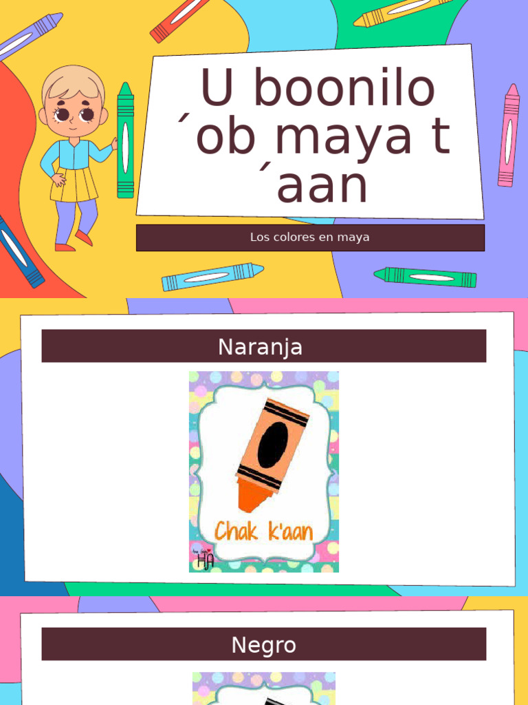 Colores en Maya | PDF
