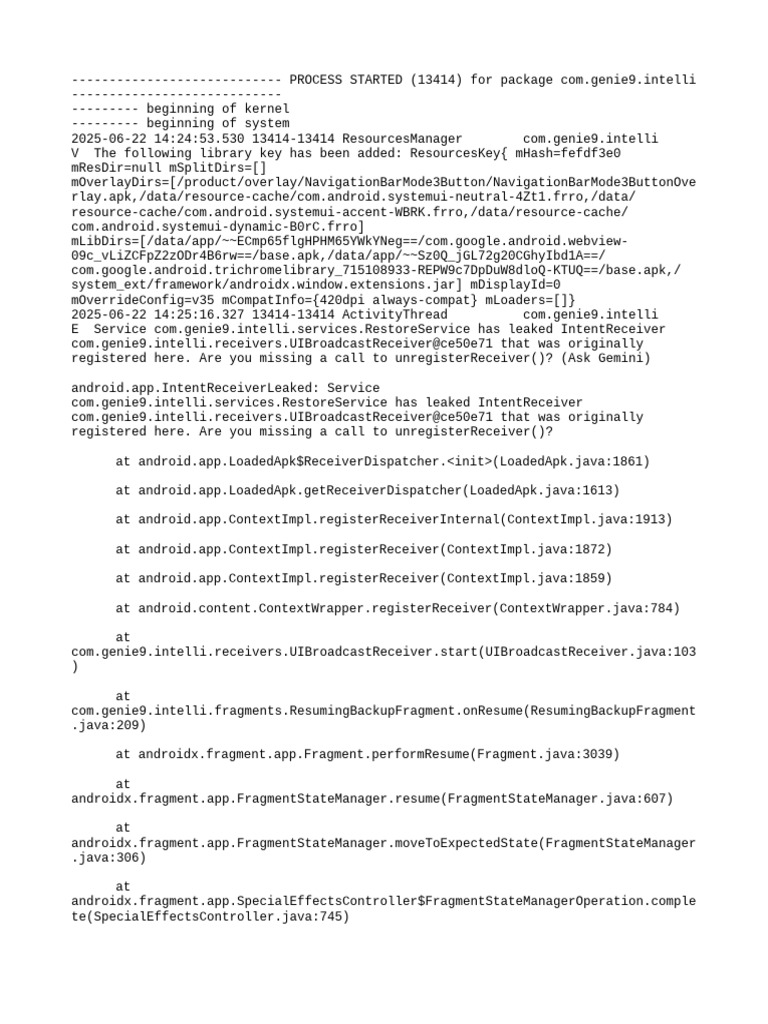 Proces | PDF | Java (Programming Language) | Android (Operating System)