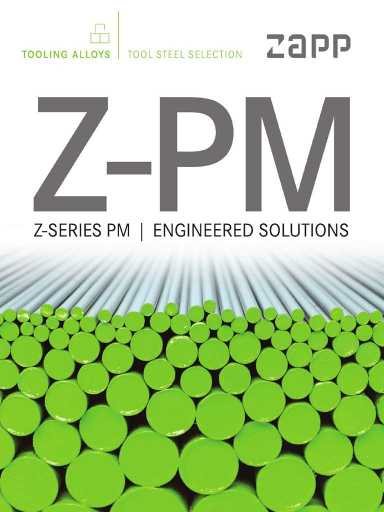 Z-Series PM Tool Steel Selection Guide | PDF | Steel | Physical Sciences