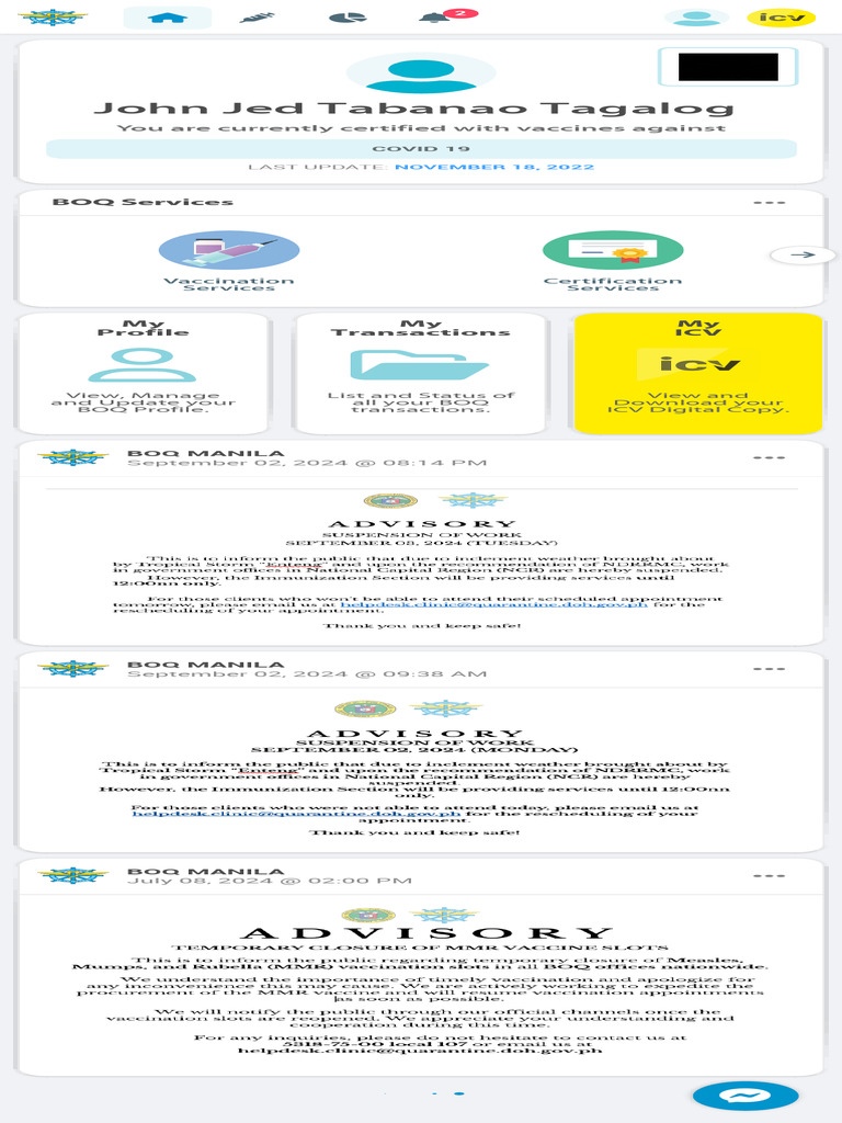 BOQ MEDICAL SERVICES OBS™ | PDF