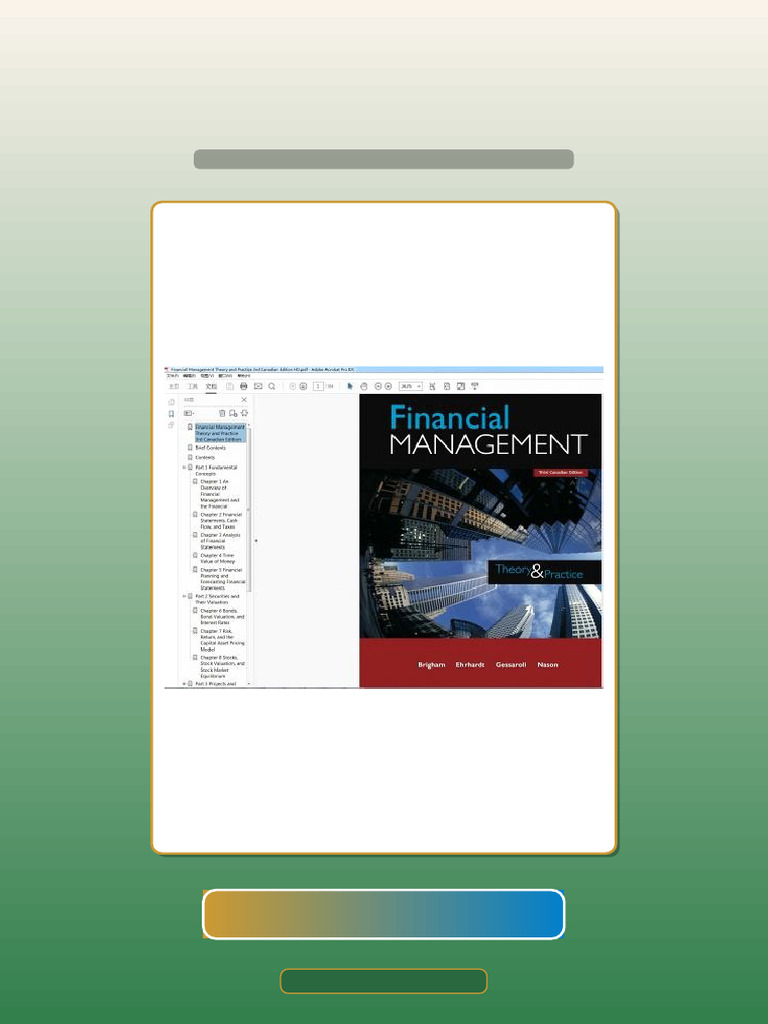 Ultimate Bundle Financial Management Theory and Practice 3rd Edition ...