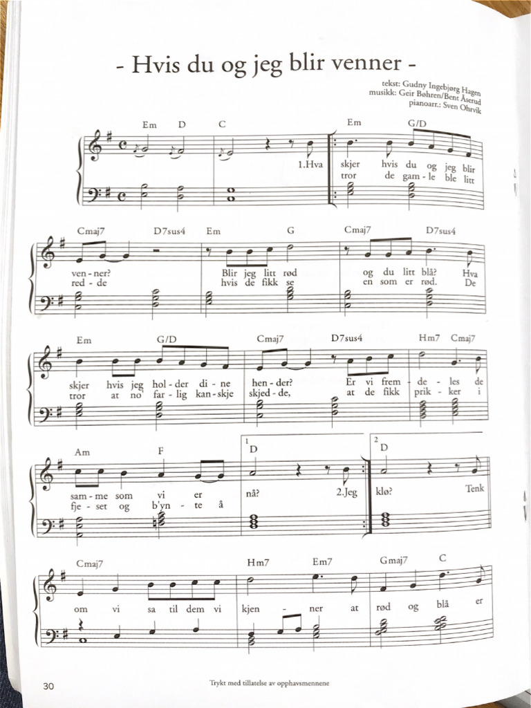 Hvis Du Og Jeg Blir Venner | PDF