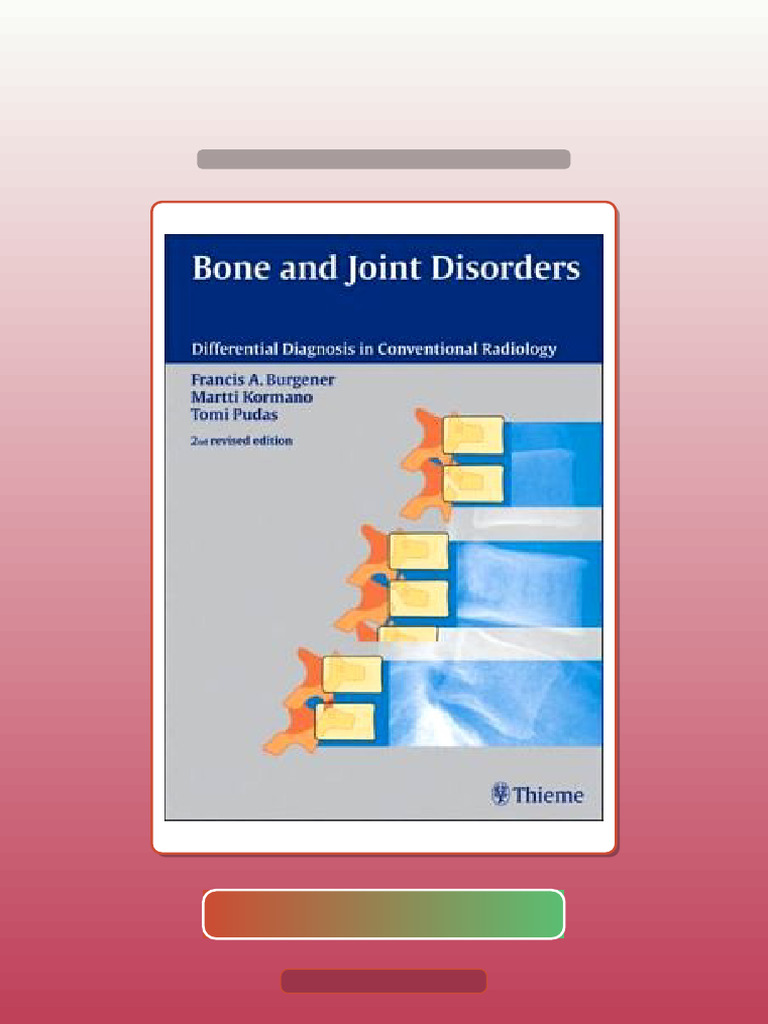 Answers for Bone and Joint Disorders 2nd Edition | PDF | Radiology ...