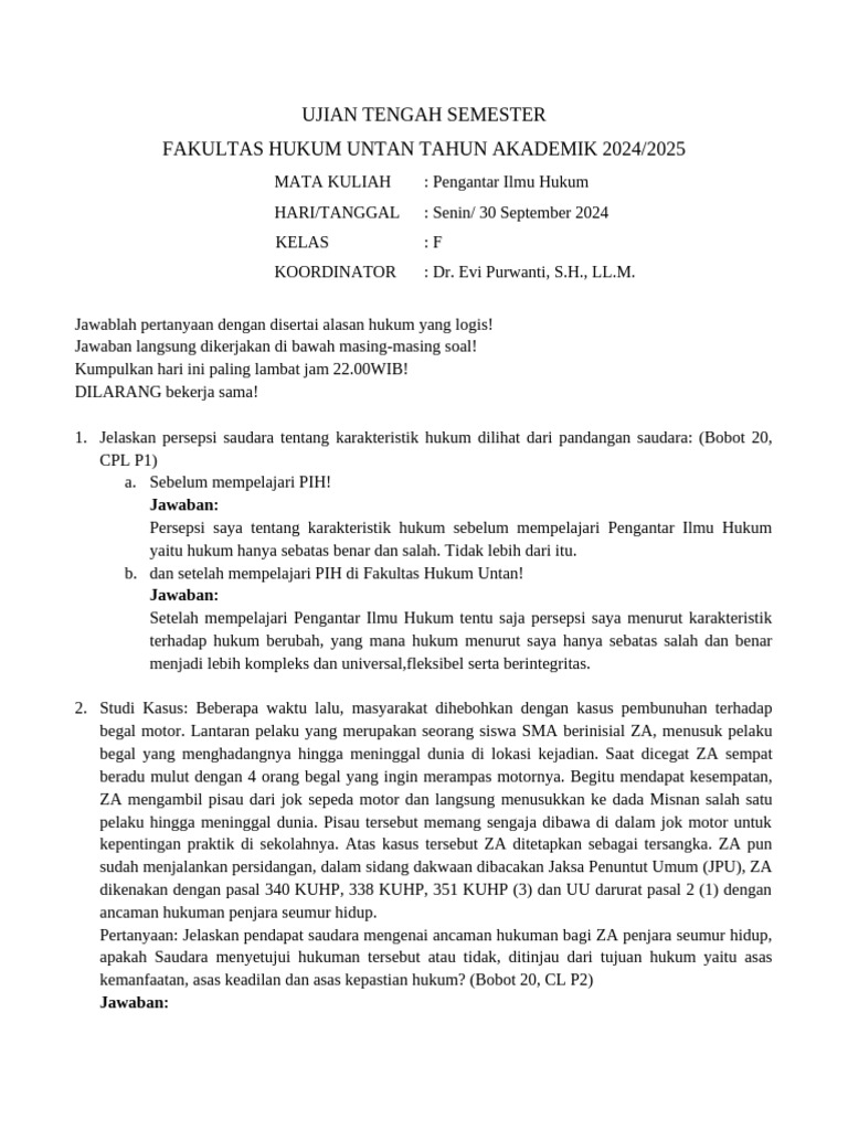 Adam Febrian Ghazy - UTS PIH 2024 | PDF