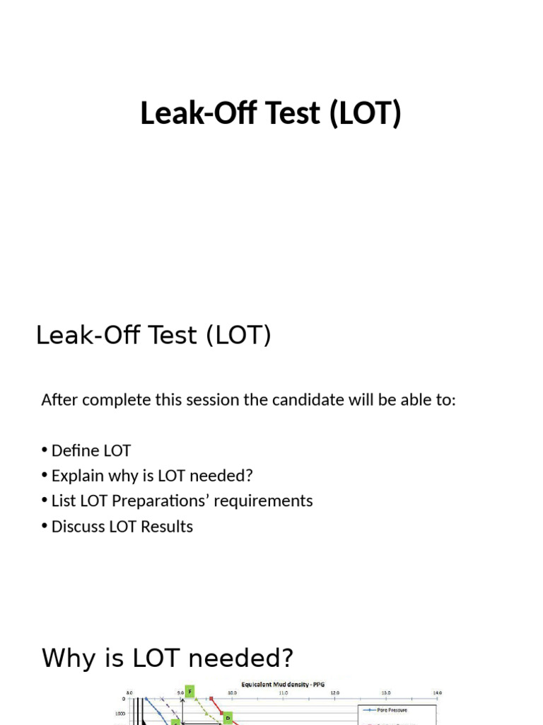 Understanding Leak-Off Test (LOT) Essentials | PDF