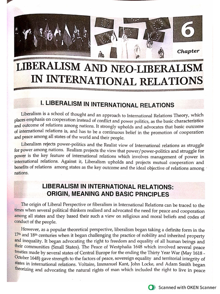Liberalism and Neo - Liberalism | PDF
