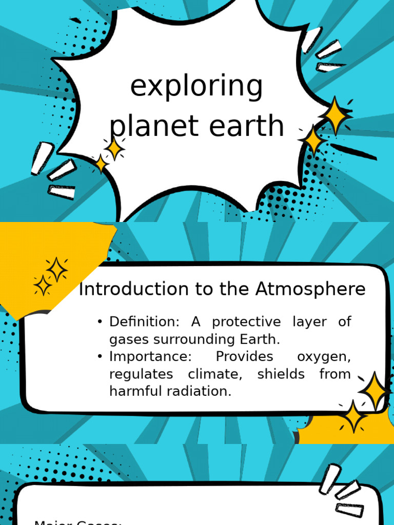 Understanding Earth's Atmosphere and Oceans | PDF | Atmosphere Of Earth ...