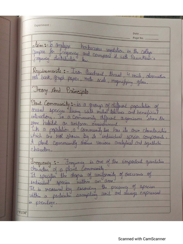 Ecology Practical 4 | PDF