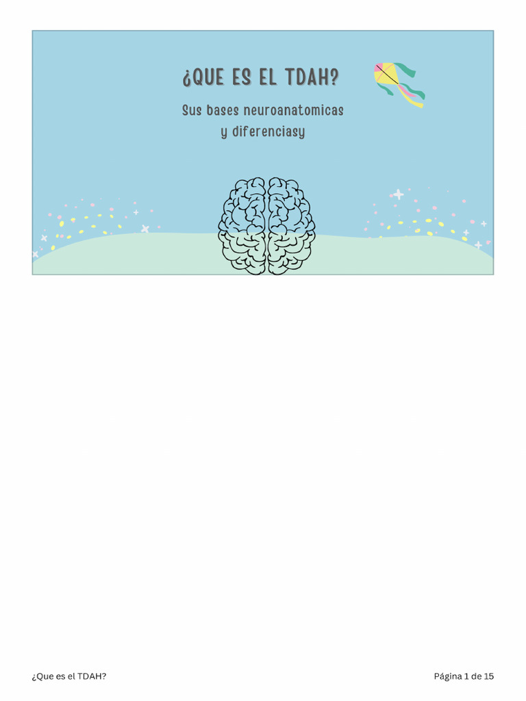 ¿Que Es El TDAH | PDF