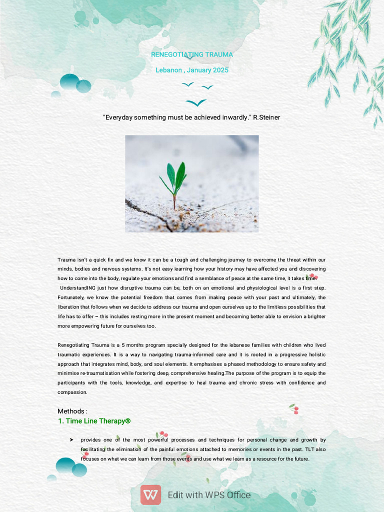 Renegotiating Trauma | PDF | Psychological Trauma | Thought