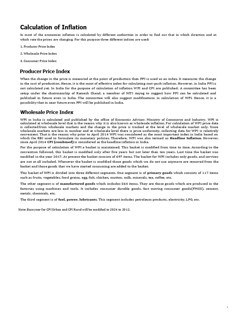 LKO_UPPCS_EN___Inflation_20251112_114514 | PDF | Consumer Price Index | Wholesale Price Index