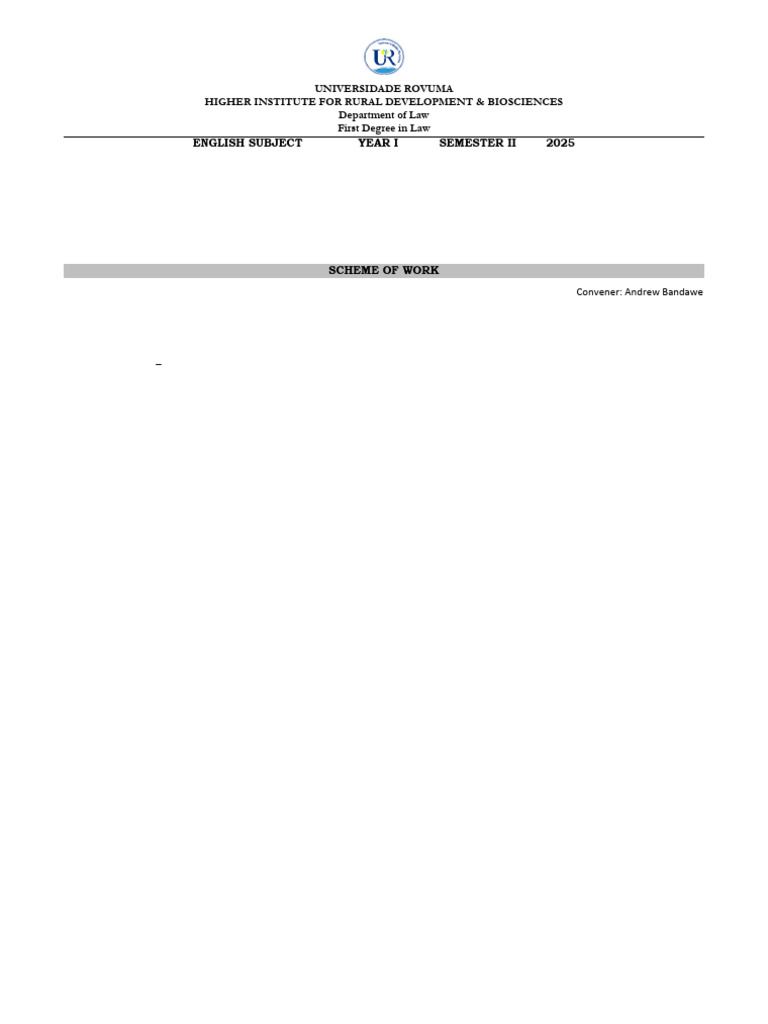 Law Plan | PDF