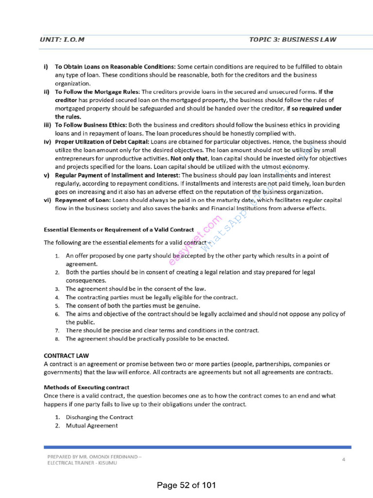 Contract Management-Business Law | PDF | Liquidation | Breach Of Contract