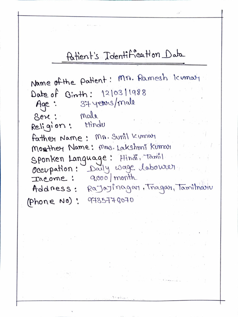 Case Study - Tuberculosis | PDF