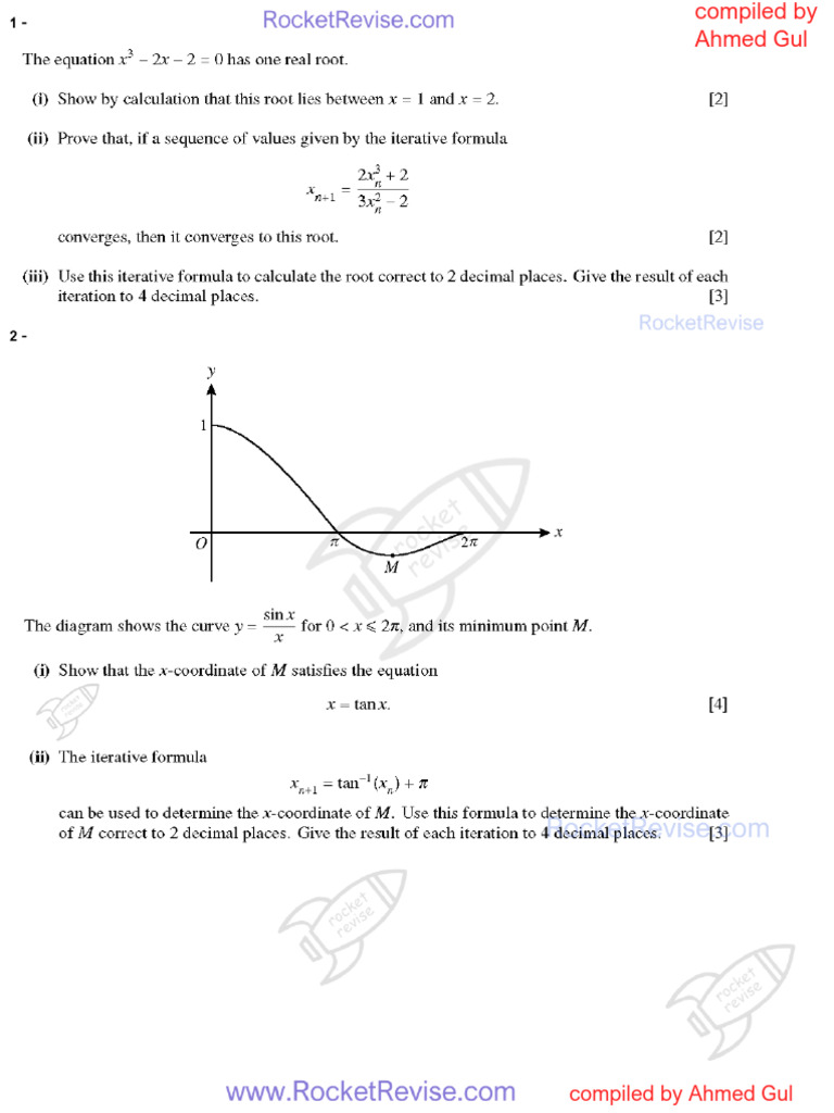 Numerical Methods Hard Qp1 | PDF