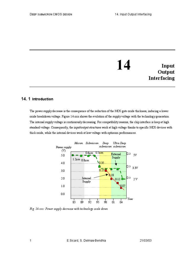 Input Output Interfacing | PDF | Mosfet | Cmos Input Output Interfacing | PDF | Mosfet | Cmos