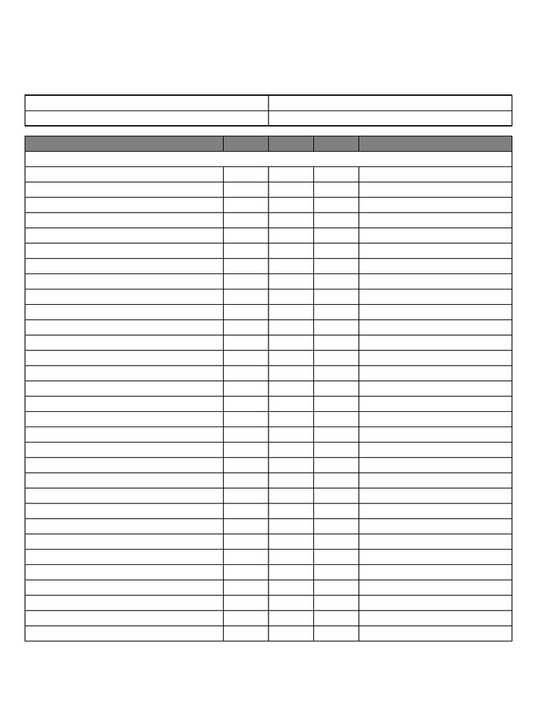 Backhoe Loader Pre-Use Inspection Checklist | PDF