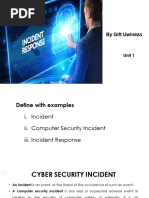 Incident Severity Response Matrix | PDF | Security | Computer Security