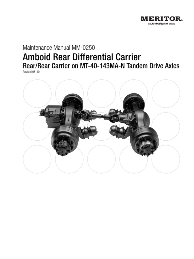 Amboid Rear Differential Carrier: Rear/Rear Carrier on MT-40-143MA-N ...