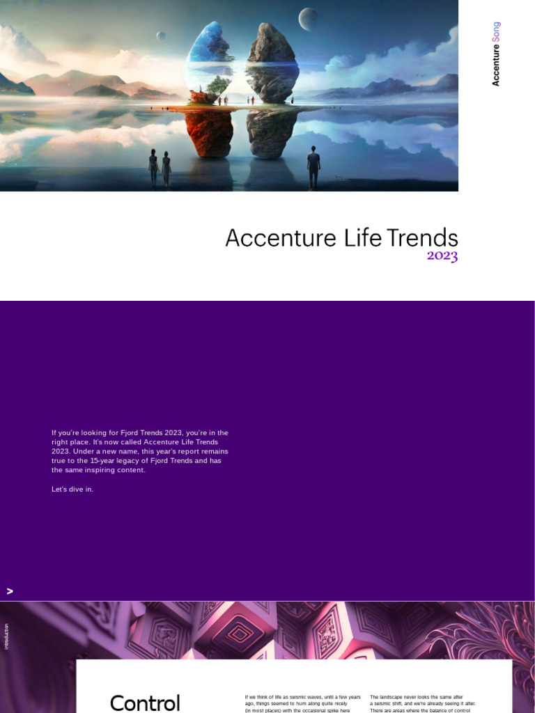 Accenture Life Trends 2023 Insights | PDF | Cost Of Living | Artificial ...