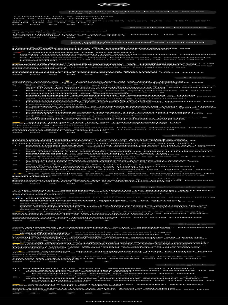 Illustration Board Size Comparison | PDF