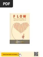 Flow The Psychology of Optimal Experience | PDF | Attention | Mental ...
