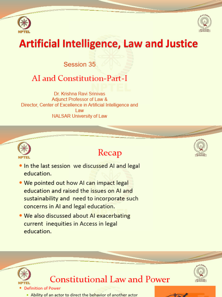 AI's Impact on Constitutional Law | PDF | Artificial Intelligence ...
