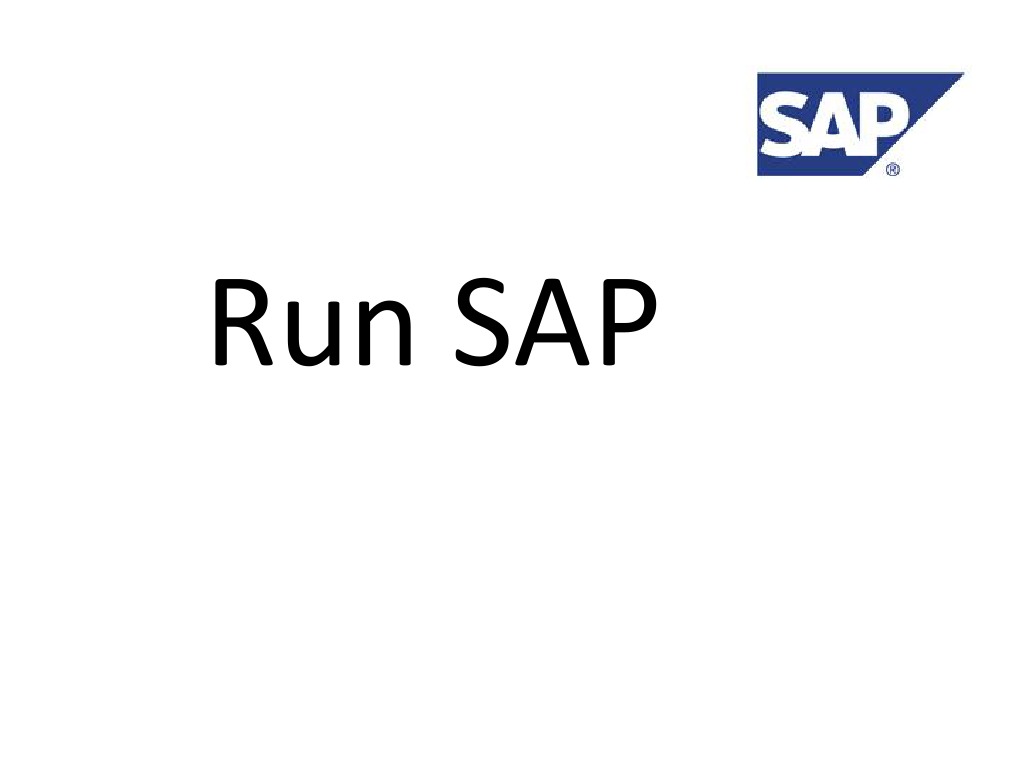 SAP Run | PDF | Business Process | Reliability Engineering
