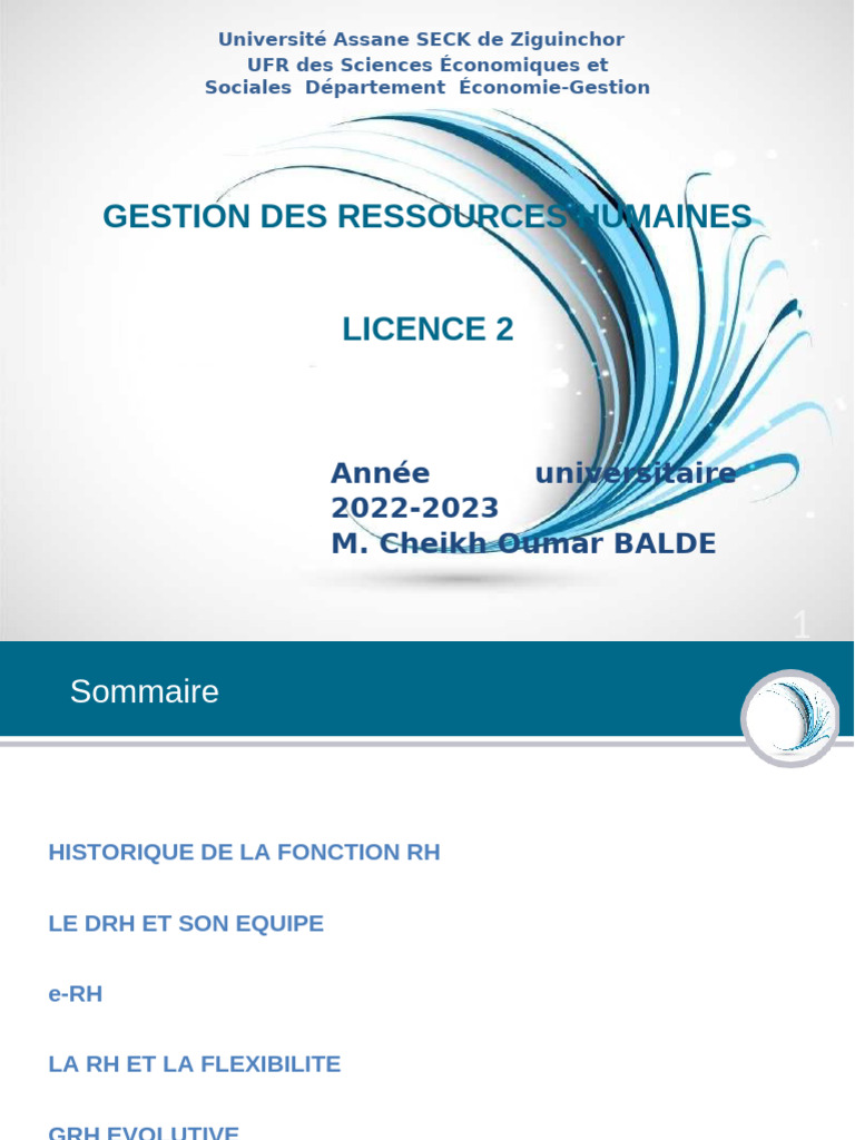 Évolution de la Gestion des Ressources Humaines | PDF | Gestion des ...