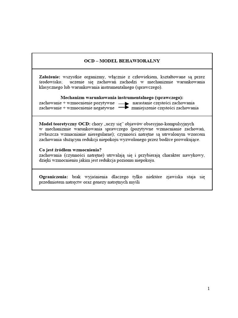 OCD Folie | PDF