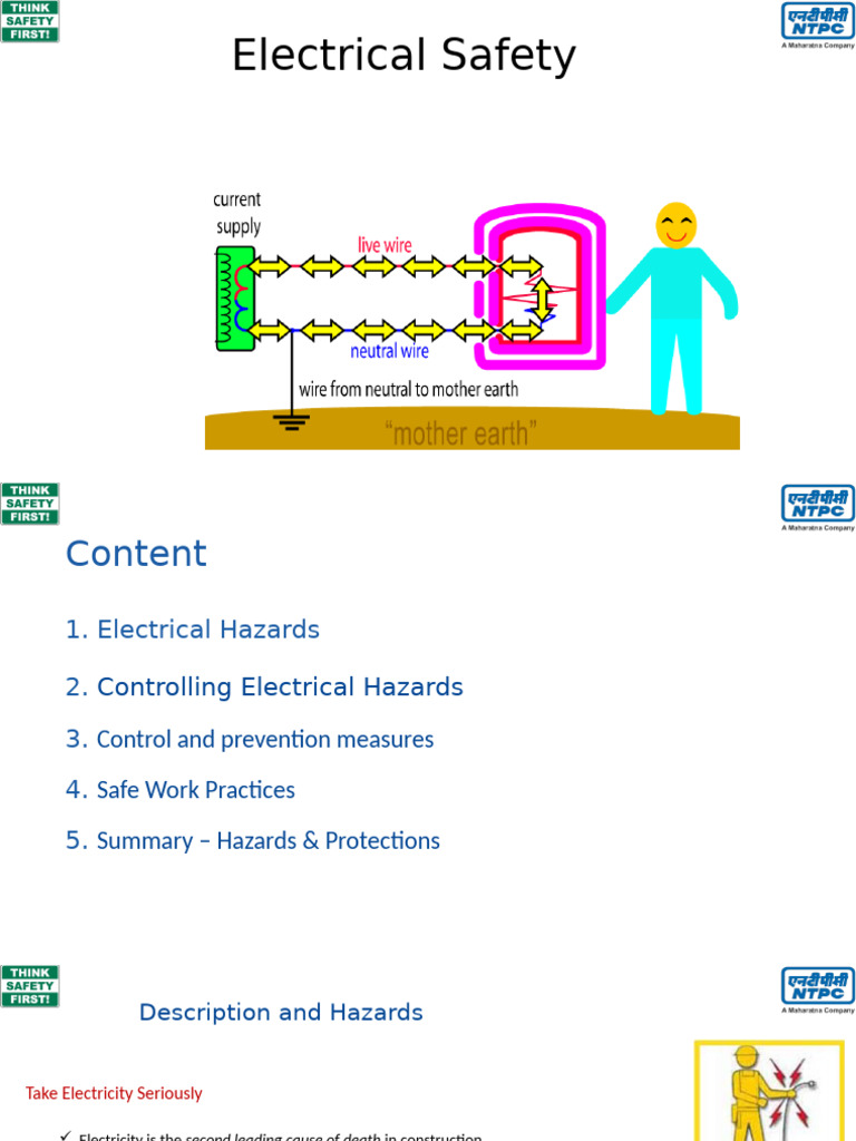 Electrical Safety: Hazards & Protections | PDF | Insulator (Electricity ...