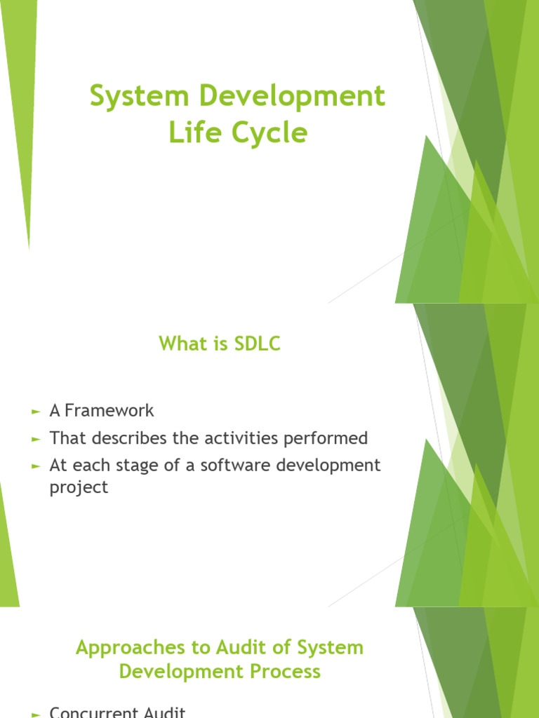 System Development Life Cycle | PDF | Software Testing | Systems ...